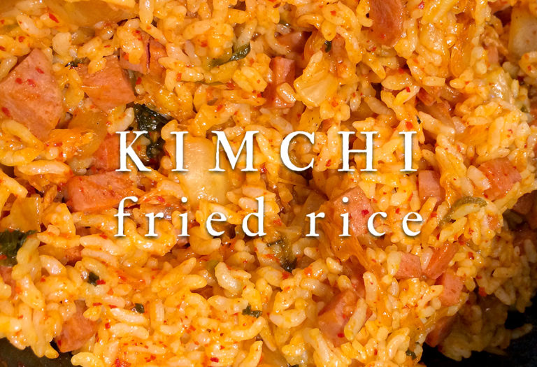 Easy Kid-Friendly Kimchi Fried Rice Recipe - EAT | PLAY | STAY | HAWAII